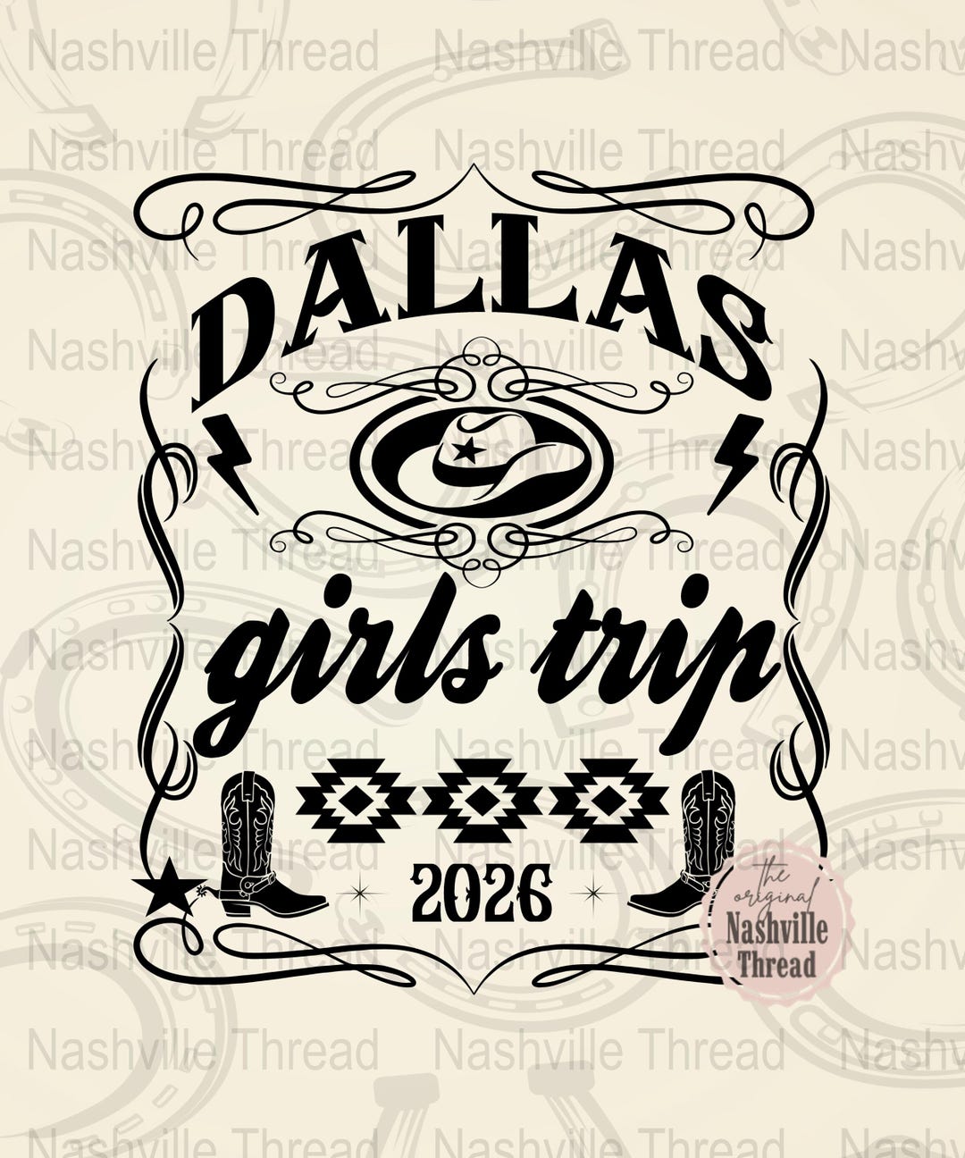 Dallas Girls Trip 2026 PNG, Girls Trip, Girls Weekend, Trendy Western ...