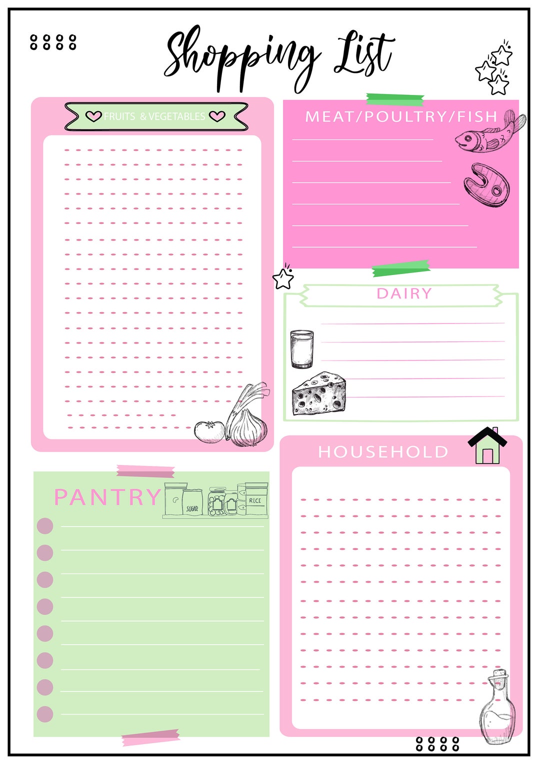 The Busi Mum Shopping List - Etsy