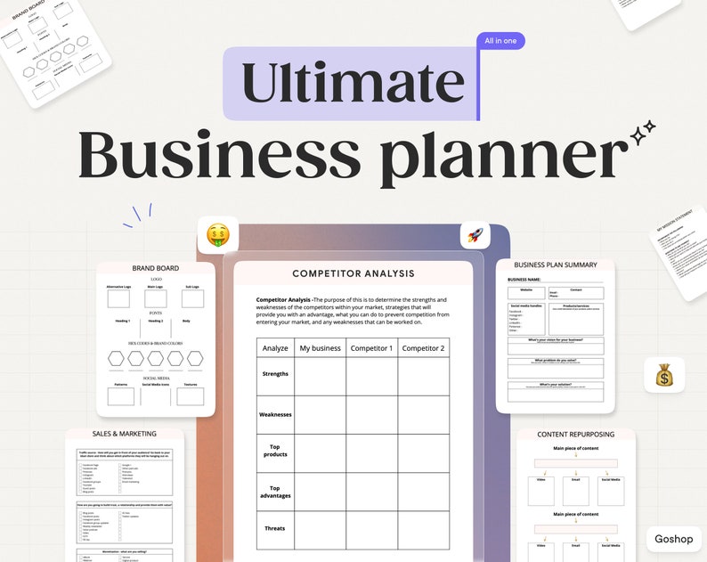 Master Your Business Strategy With the Ultimate Business Planner - A ...