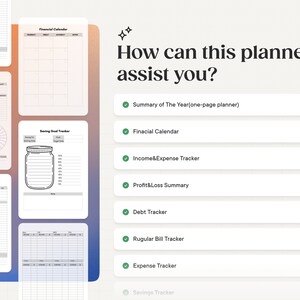 Finance Planner BUNDLE! Budget Planner Templates, Financial Savings ...