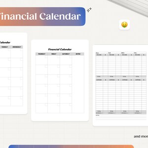 Finance Planner BUNDLE! Budget Planner Templates, Financial Savings ...