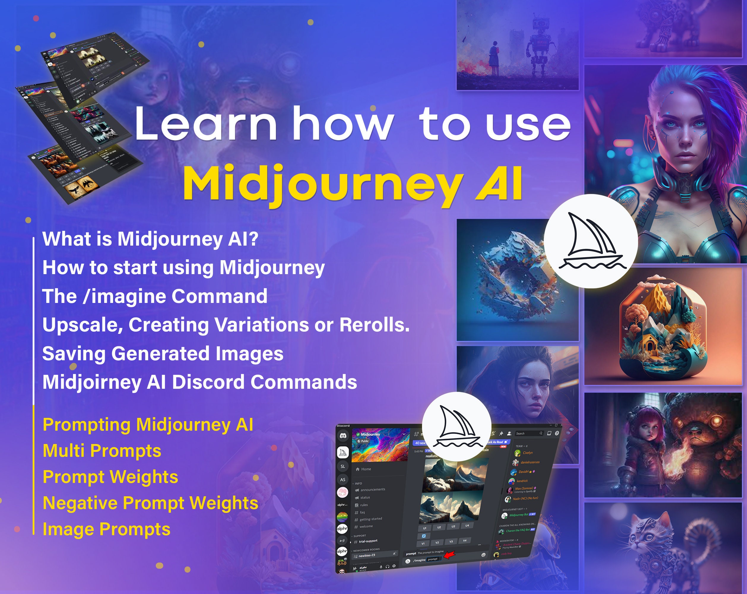Learn How to Use Midjourney AI for Stunning Results, Discover the Magic of Midjourney AI, Step ...