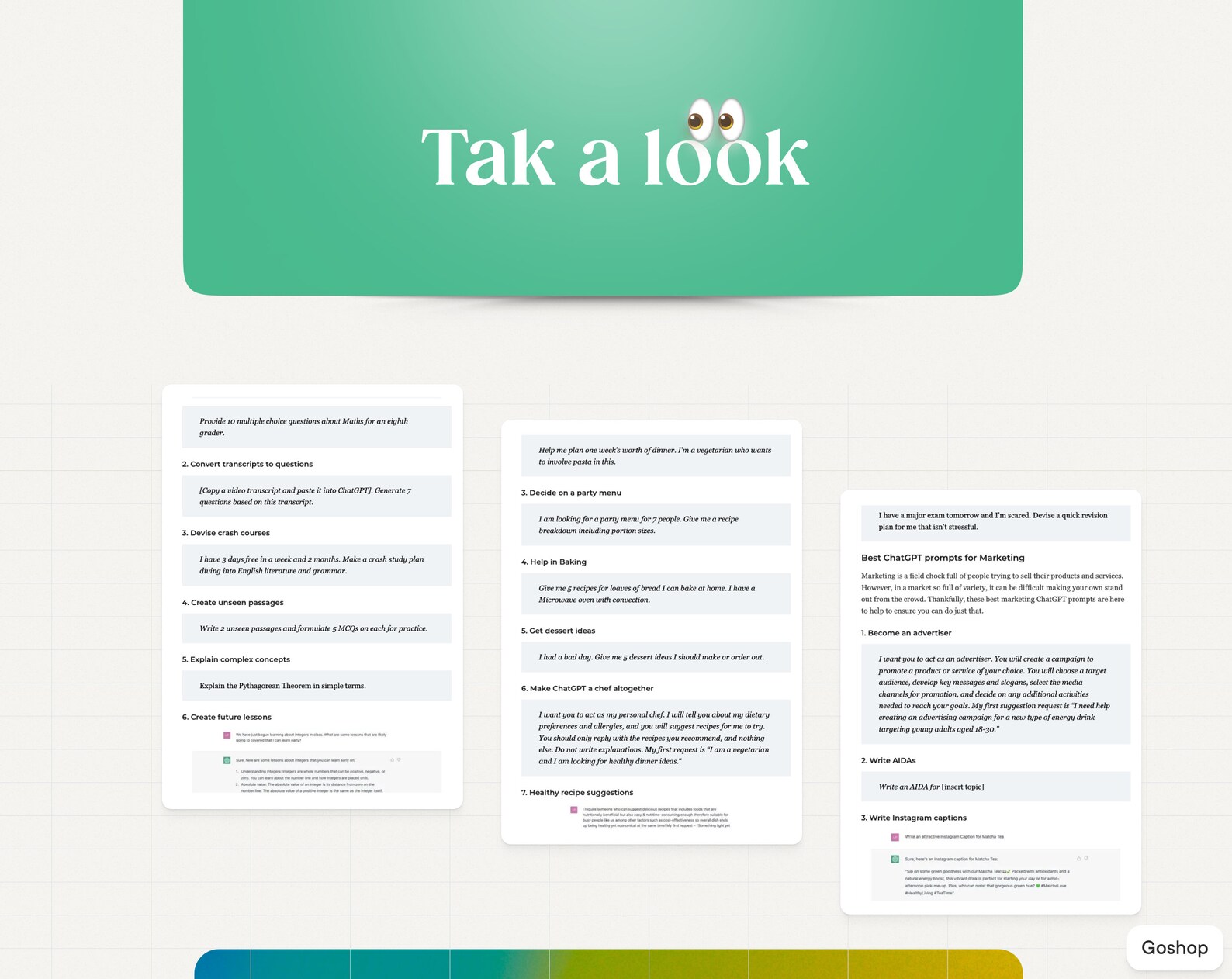 100 Best Chatgpt Prompts for All Kinds of Workflow - Etsy