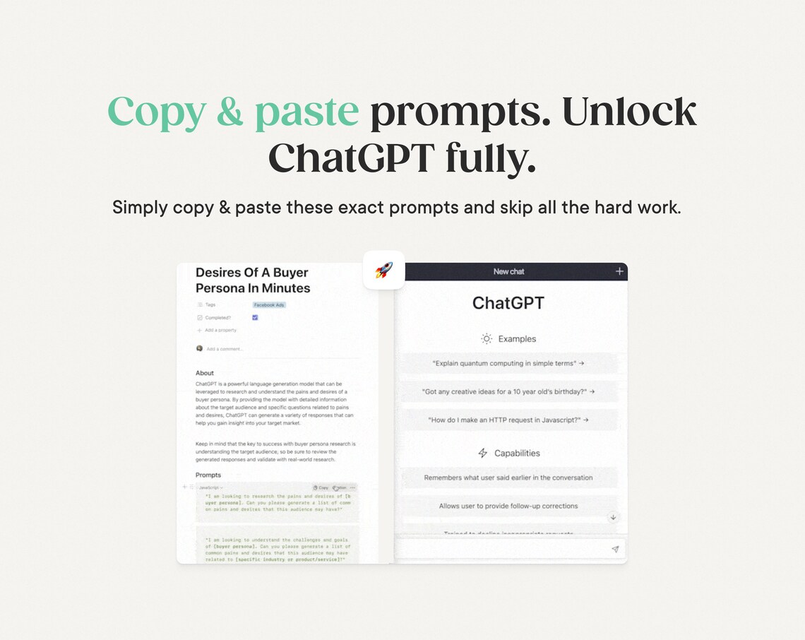 100 Best Chatgpt Prompts for All Kinds of Workflow - Etsy