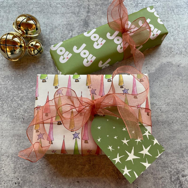 Joy Wrapping Paper - Etsy