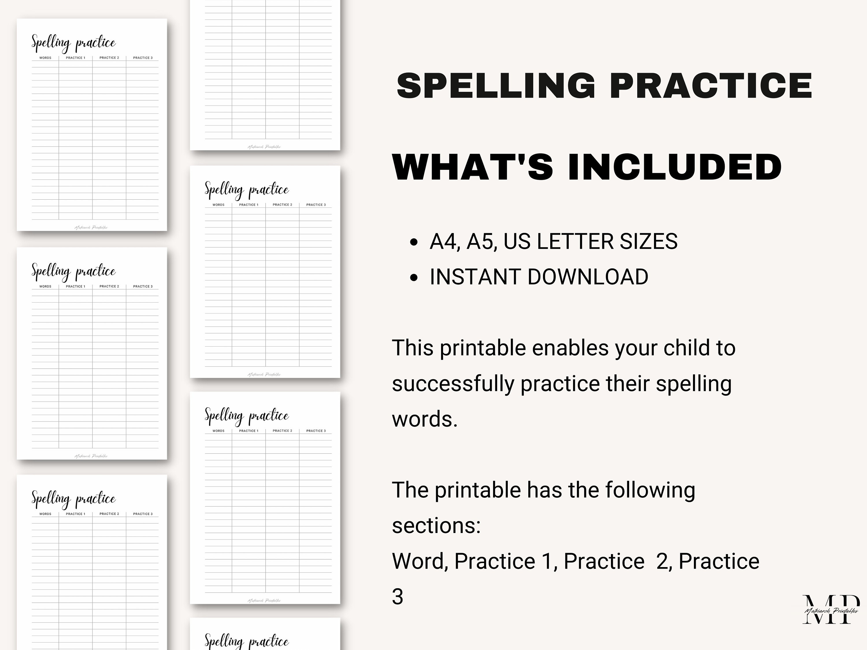 Home Study | Spellings | Spelling Test | Spelling Practice |spelling ...