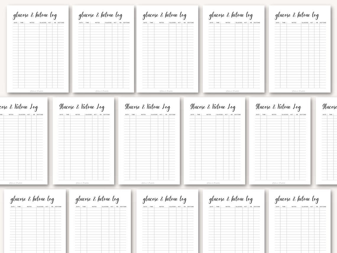 Glucose & (keto) Ketone Tracker | Type 1 or 2 Diabetes Tracker | Blood ...