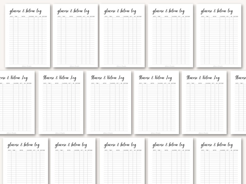 Glucose & (keto) Ketone Tracker | Type 1 or 2 Diabetes Tracker | Blood ...