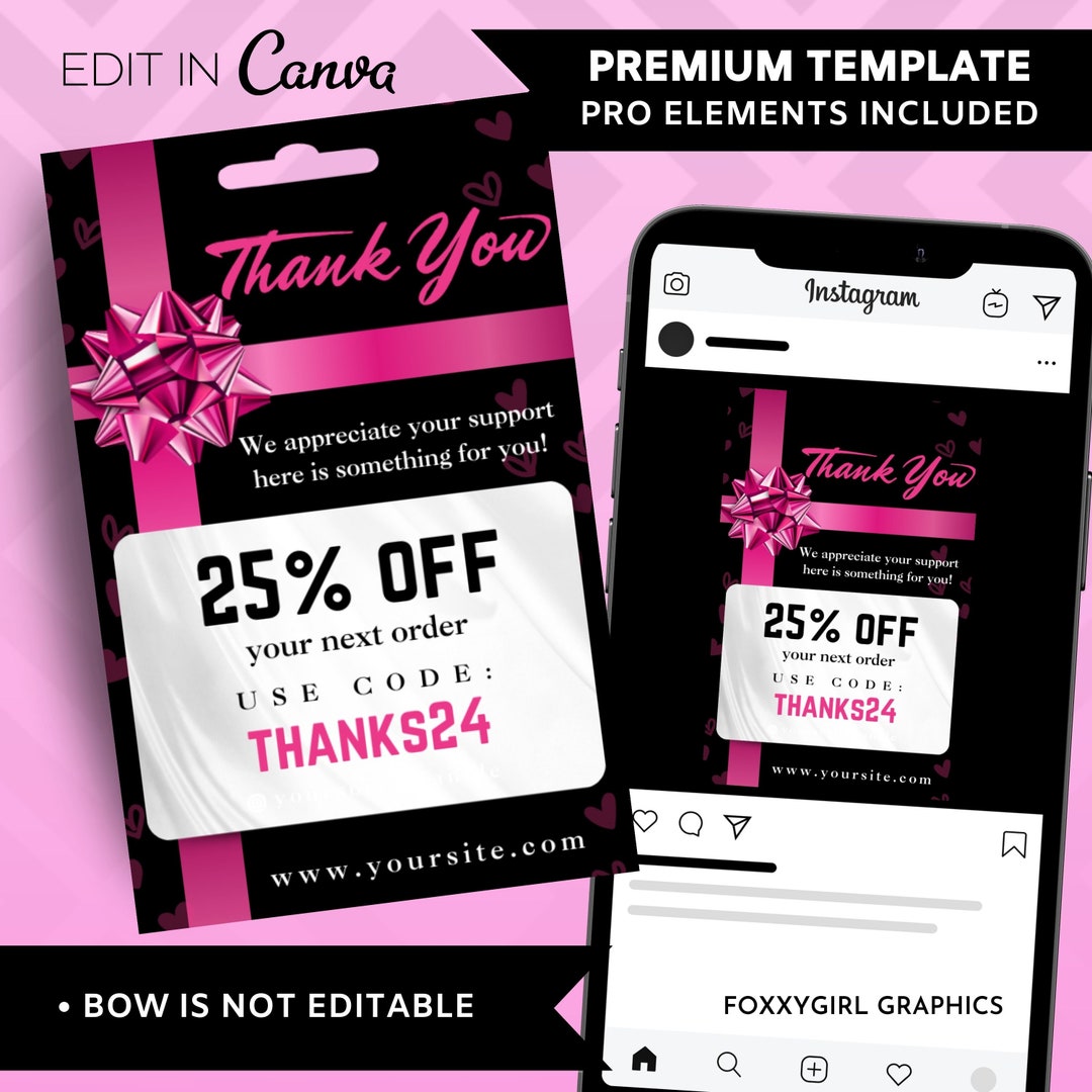Virtual Gift Card,diy Social Media Flyer, Gift Card Flyer Canva ...