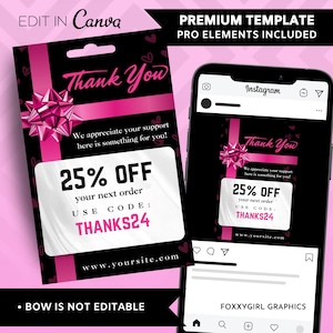 Virtual Gift Card,diy Social Media Flyer, Gift Card Flyer Canva ...