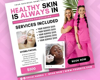 4 Wax Flyer Templates, Wax Booking, Body Wax Booking Flyer, Spa Wax ...