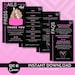 Hair Care Card Template After Care Card Template Hair Care Instructions ...