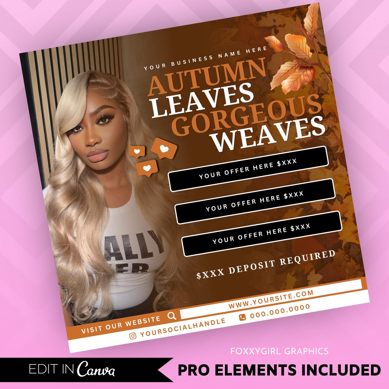 November Booking Flyer, Lash Bookings, November Bookings Open, Fall ...
