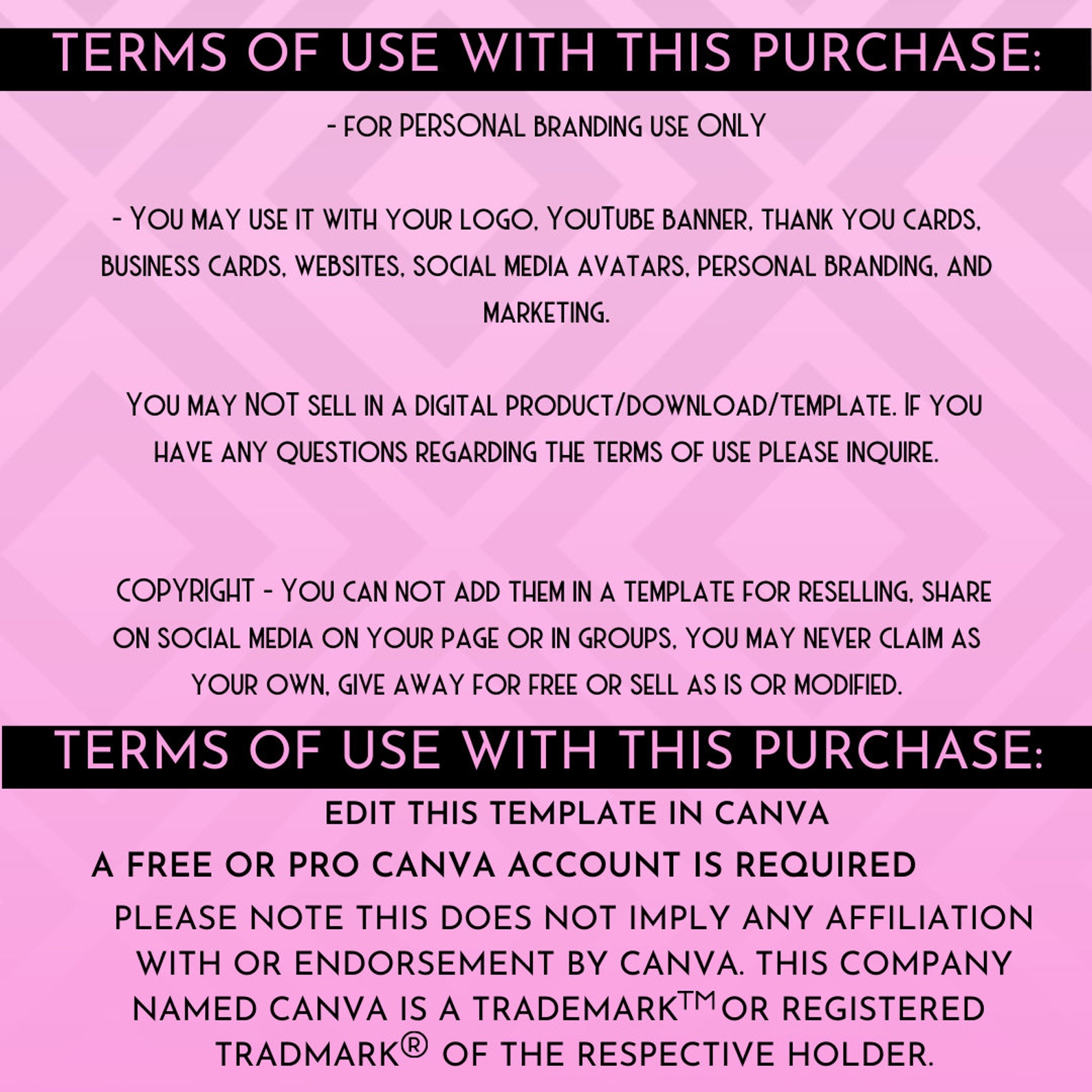 DIY Text-based Logo Template Premade Canva Logo Design - Etsy