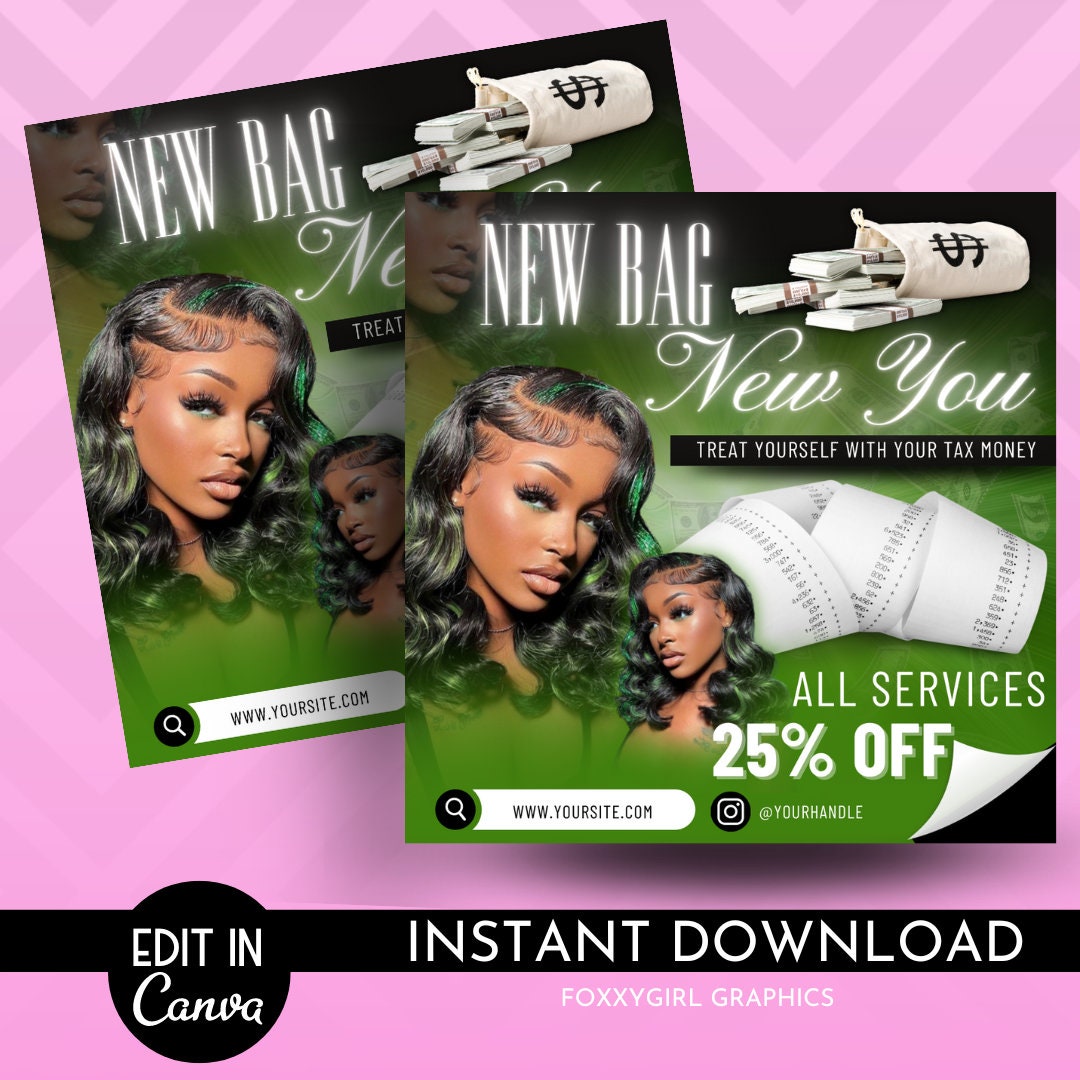 Tax Season Special Flyer, Tax Szn Sale , Sale E-flyer, Tax Refund Sale ...