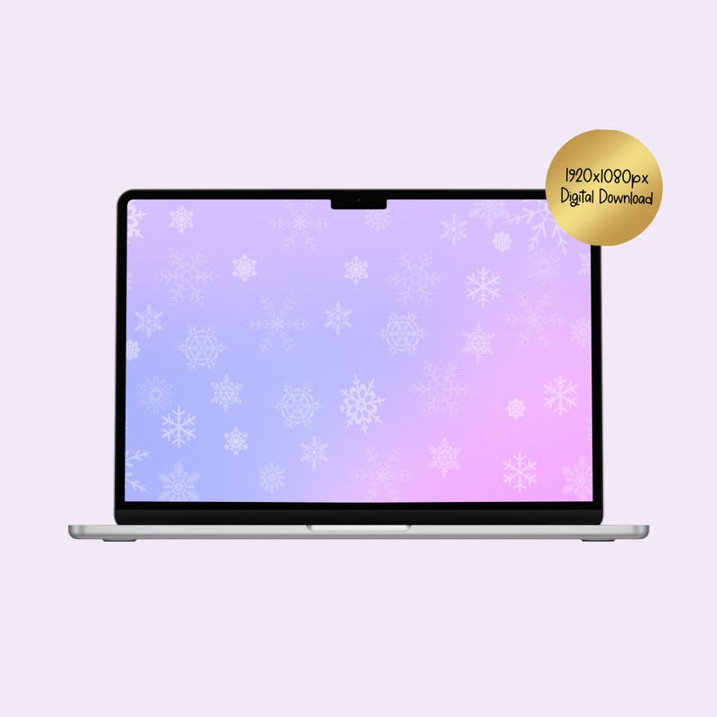 Pastel Snowflake Desktop Wallpaper. Seamless Snowflake Pattern for Pc ...