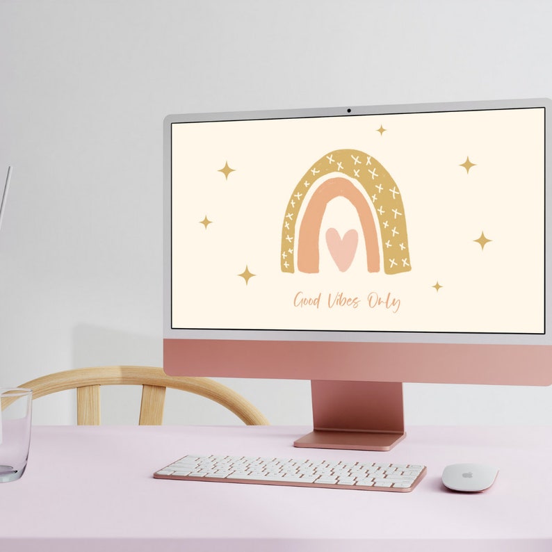 Vibrant Rainbow Desktop Wallpaper - Colorful Digital Background for PC ...