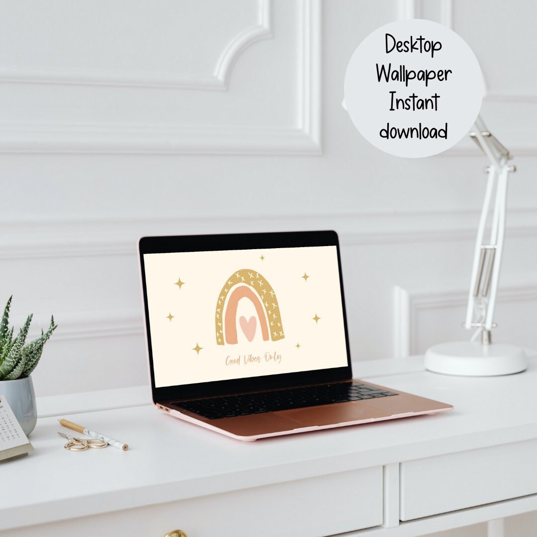 Vibrant Rainbow Desktop Wallpaper - Colorful Digital Background for PC ...