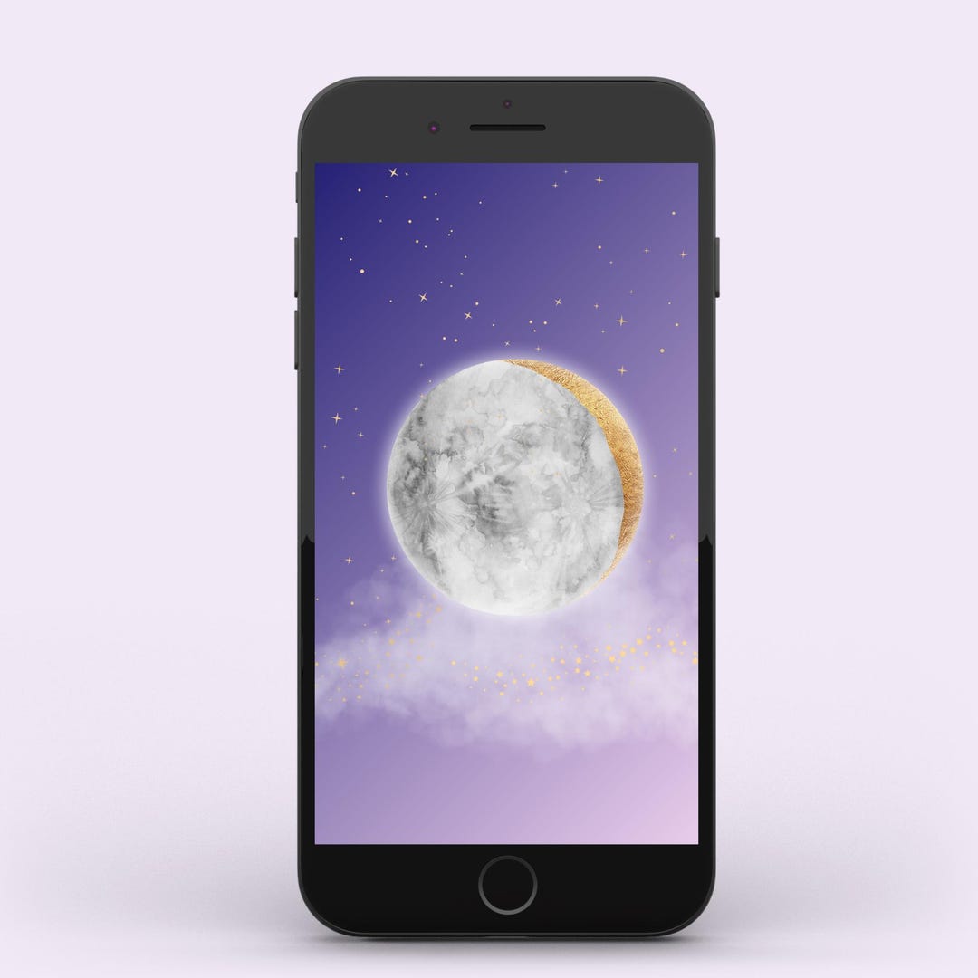 Full Moon Phone Wallpaper. A 1080x1920px Celestial Glow for Your Screen ...