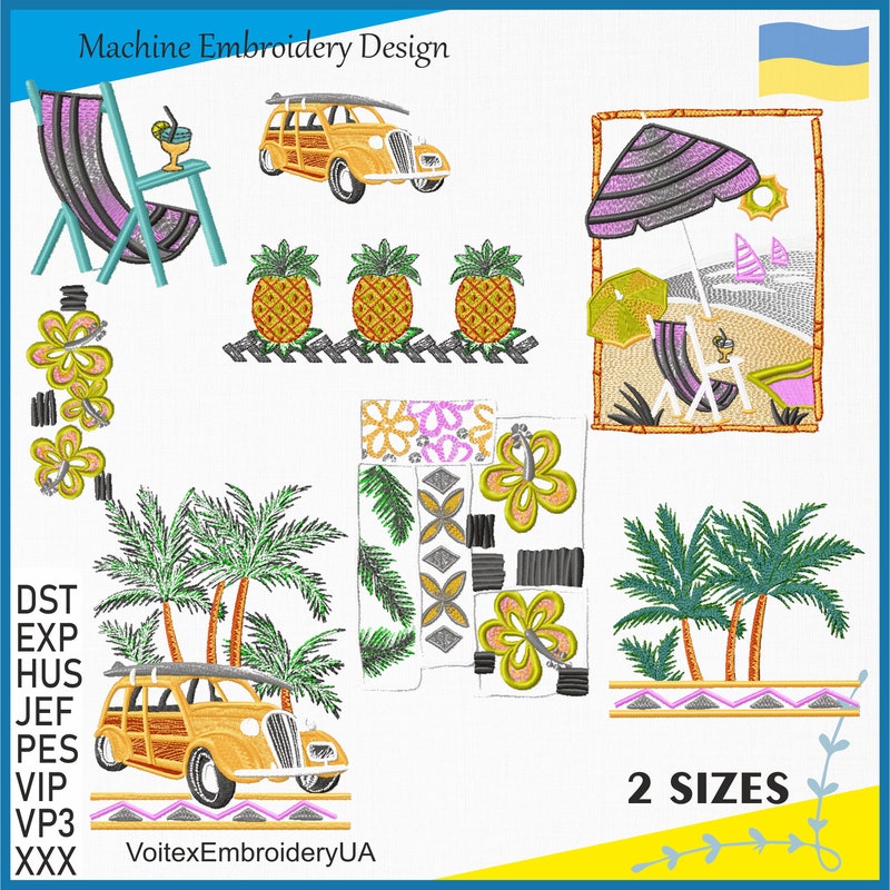 Summer Embroidery - Etsy
