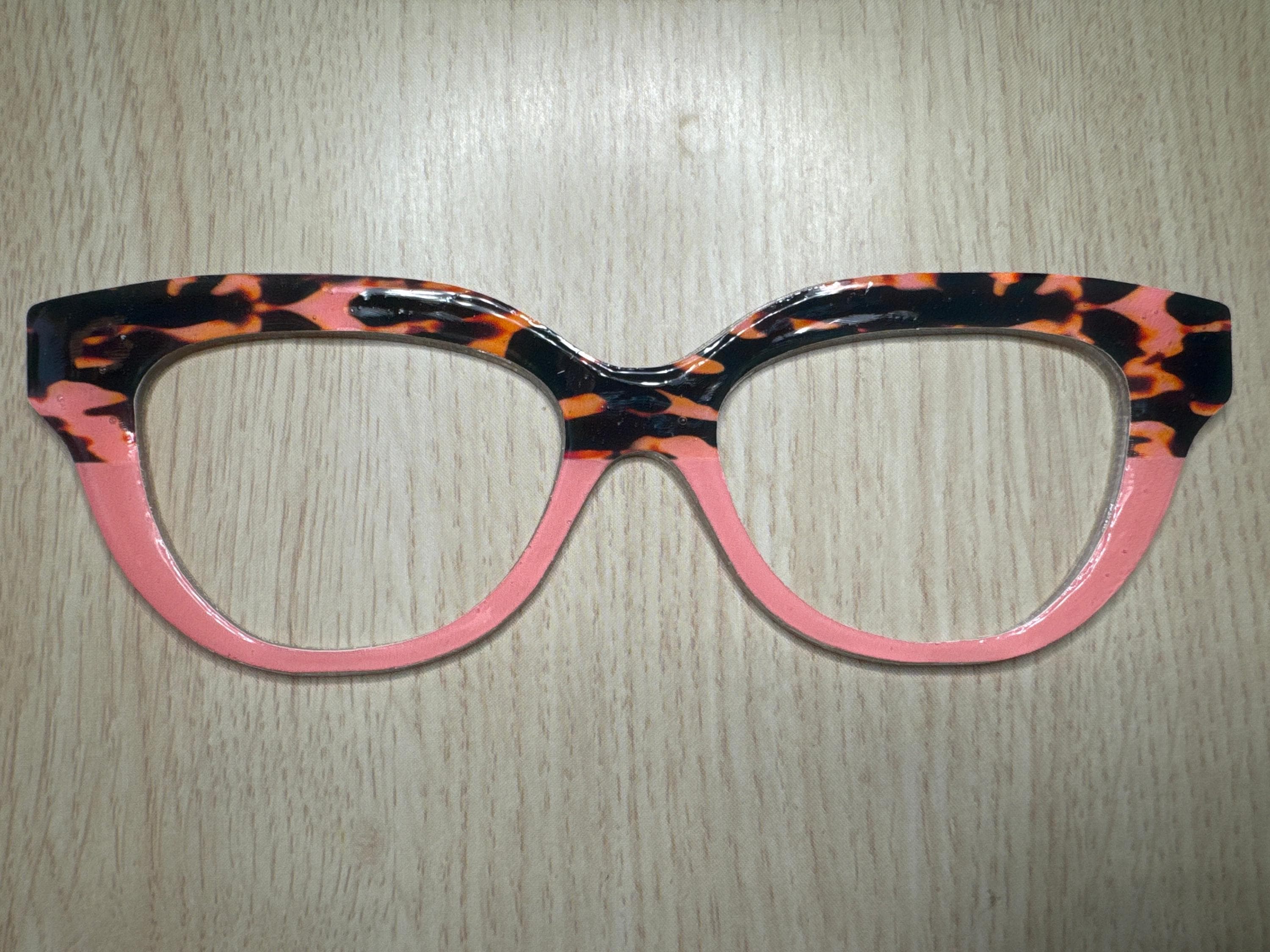Blush Tortie Custom Magnetic Topper for Pair Eyewear - Etsy