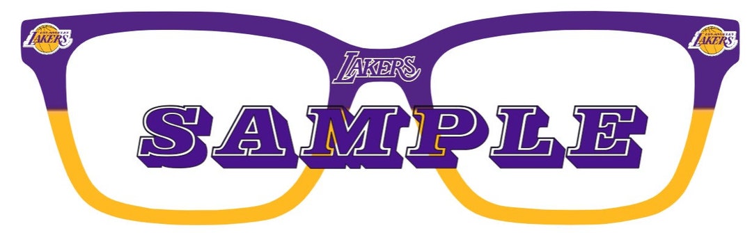 Lakers Custom Magnetic Eyeglasses Topper for Pair Eyewear - Etsy