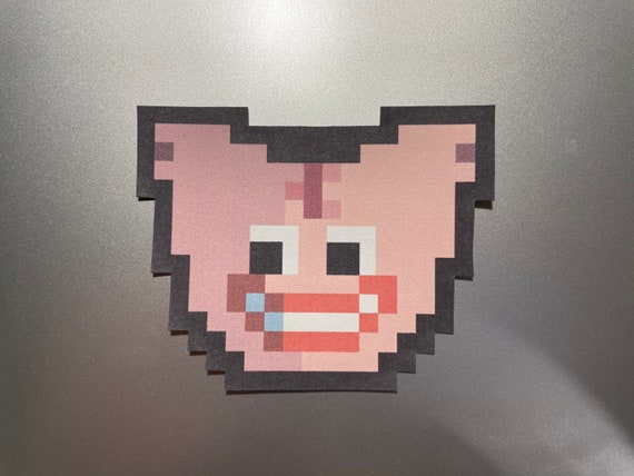 Stickers, Labels & Tags Poppy Playtime pixel art stickers Huggy wuggy ...