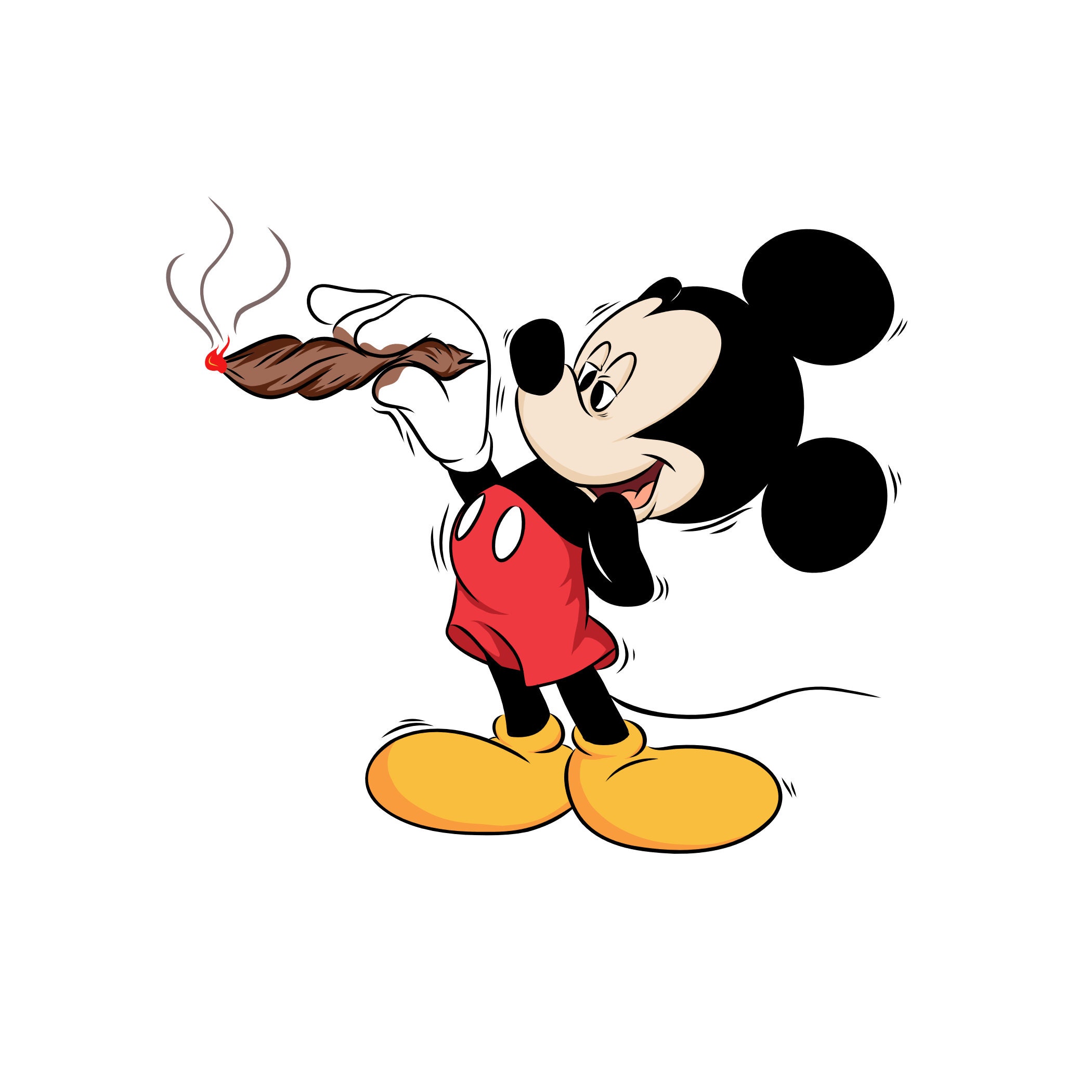 Mickey On Drugs Etsy