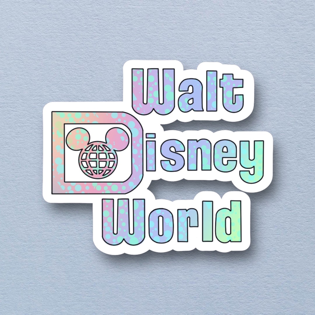 Walt Disney World Vinyl Decal Sticker, Waterproof, WDW Sticker, for ...