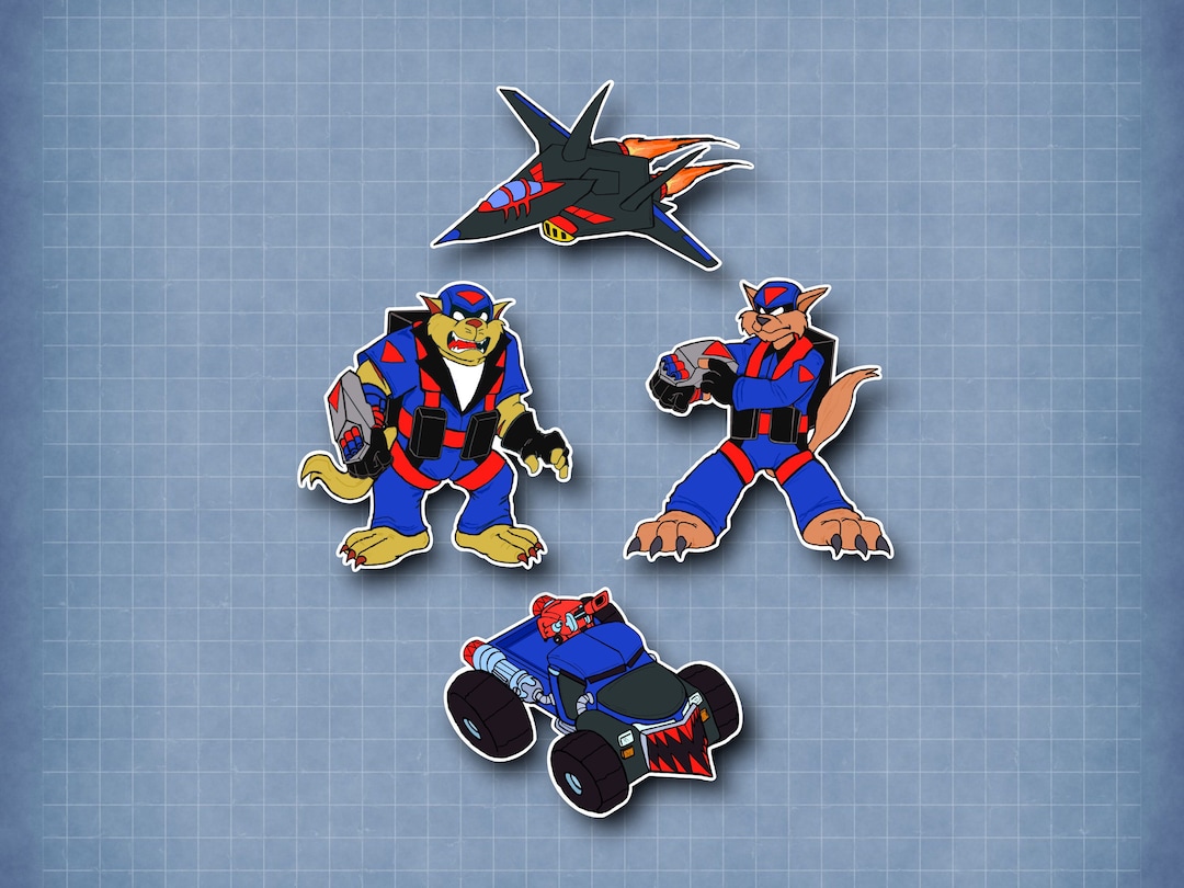 Swat Kats, 90s Cartoon, Razor T-bone, 90s Kid, Waterproof Vinyl ...