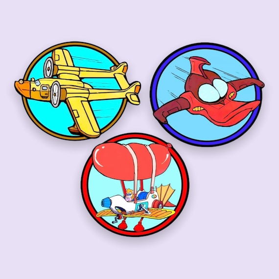 Disney Afternoon Plane Stickers Rescue Rangers Darkwing Duck - Etsy