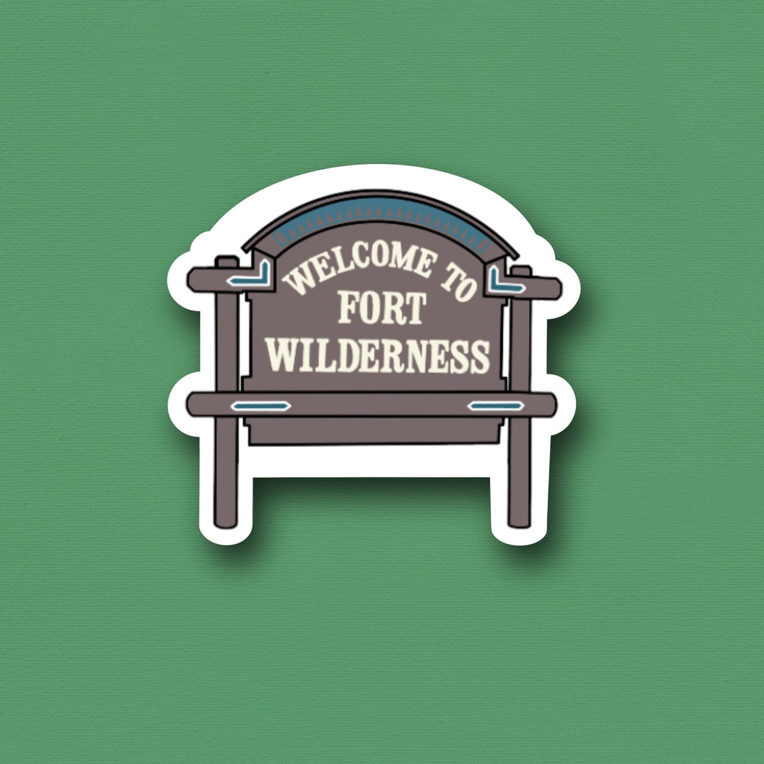 Disney's Fort Wilderness Inspired Sticker | Vinyl Decal Sticker ...