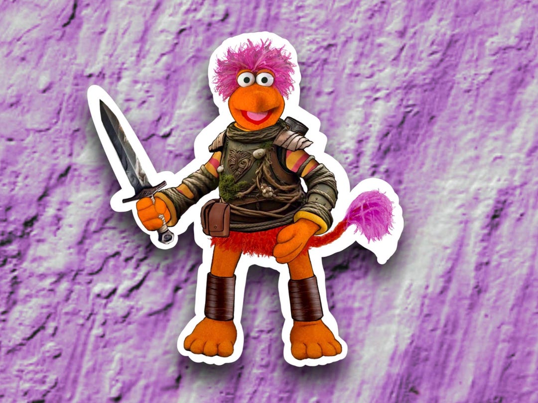 Fraggle Rock, Gobo, Warrior, Fraggle, Jim Henson, Waterproof, Vinyl ...