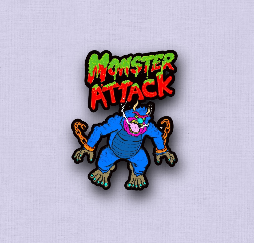 My Pet Monster Sticker, 80s Toy, Cartoon, Waterproof, Vinyl Sticker ...