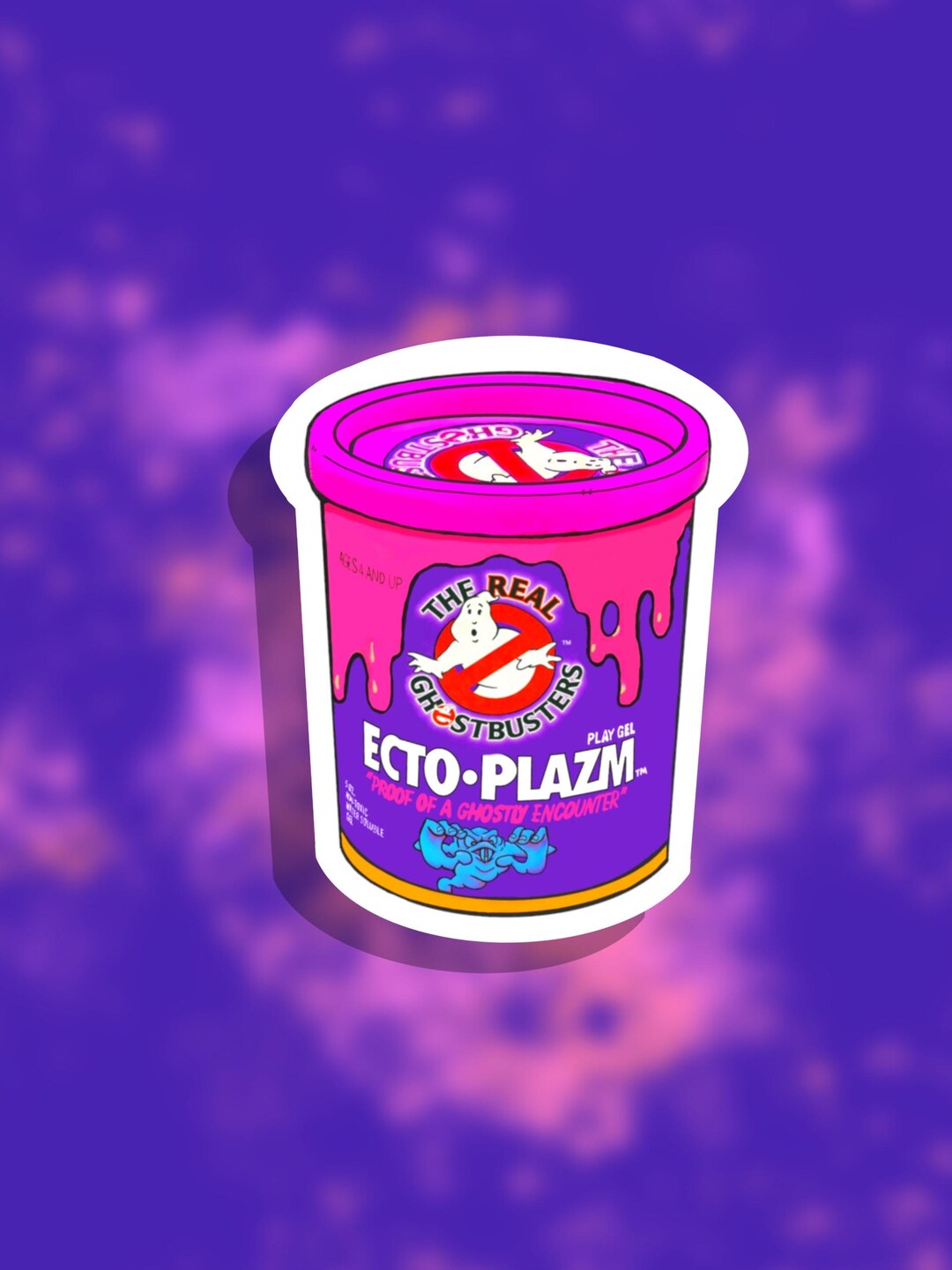 Ghostbusters Ecto-plasm Slime Vinyl Sticker: Waterproof Decal - Etsy