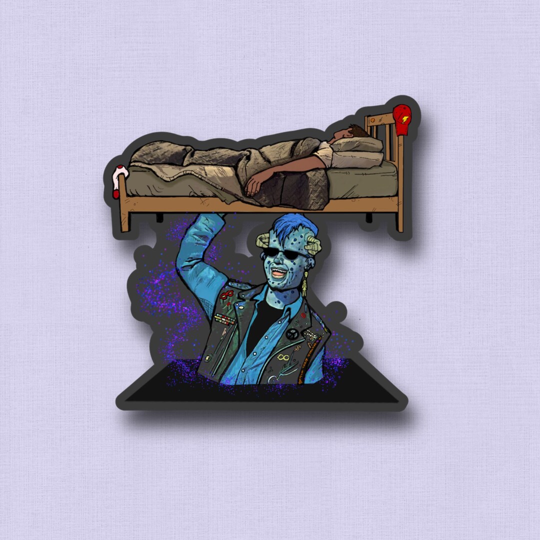 Little Monsters Sticker, Maurice, 80’s Movie, Monster, Kids Movie, 90s ...