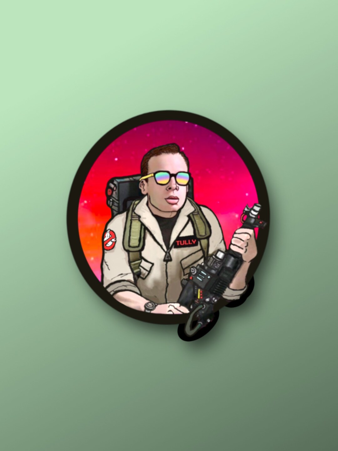 Ghostbusters, Louis Tully, Waterproof Vinyl Sticker for Laptops, Water ...