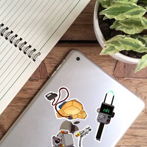 Ghostbusters Stickers, Cartoon, Proton Pack, Ghost Trap, PKE Meter ...