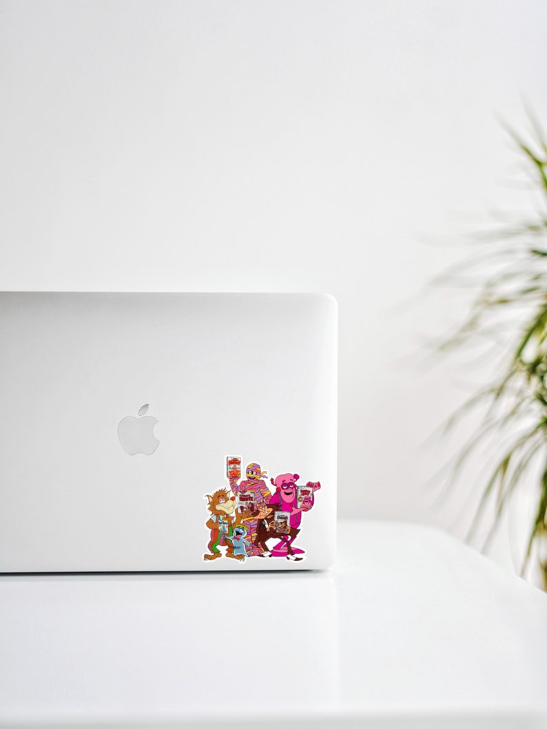 Cereal Monster Stickers, Count Chocula, Booberry, Frankenberry ...