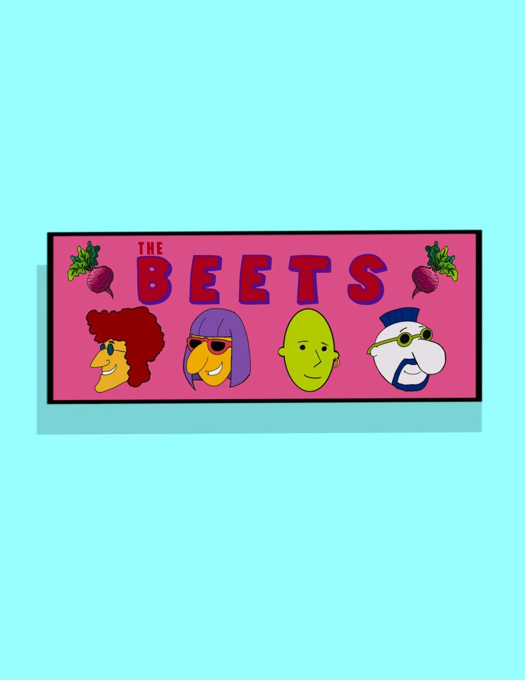 Nickelodeon Doug, the Beets Sticker: 90s Nick Toons Vinyl Decal - Etsy