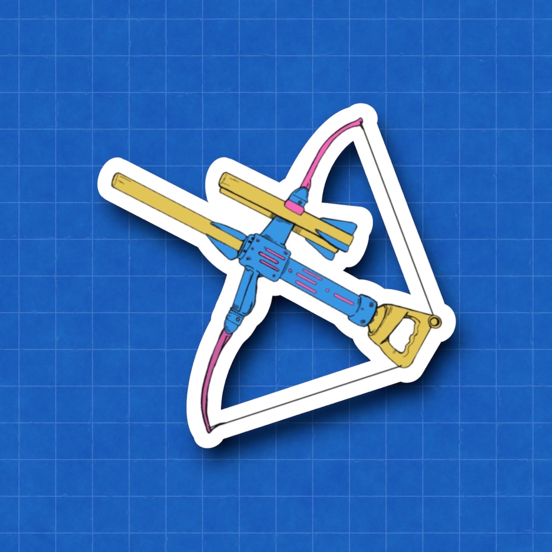 Nerf Bow and Arrow Sticker, 90s Toy, Nostalgia, 90s Kids, Nerf Gun ...