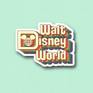 Walt Disney World Vinyl Decal Sticker, Waterproof, WDW Sticker, for ...