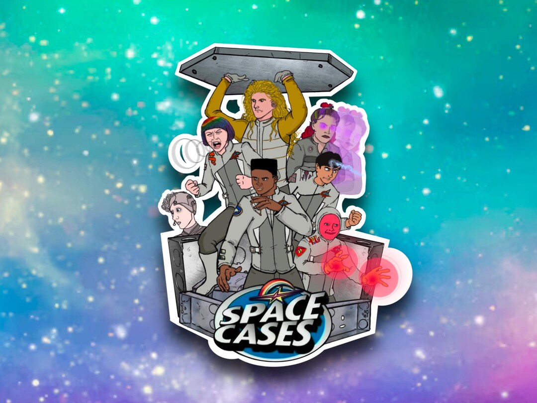 Space Cases, Nickelodeon Sticker, 90s Kid, Waterproof Vinyl Sticker for ...