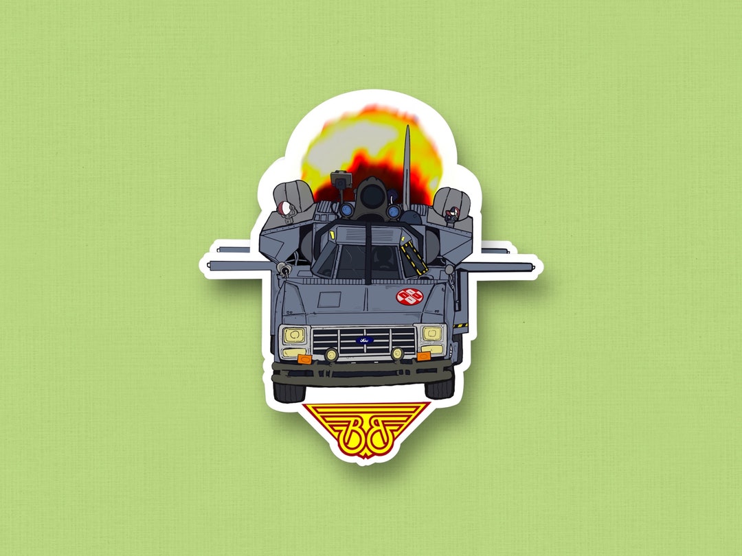 Buckaroo Banzai Cartoon Sticker, 80s, Retro TV Show, Waterproof, Vinyl ...