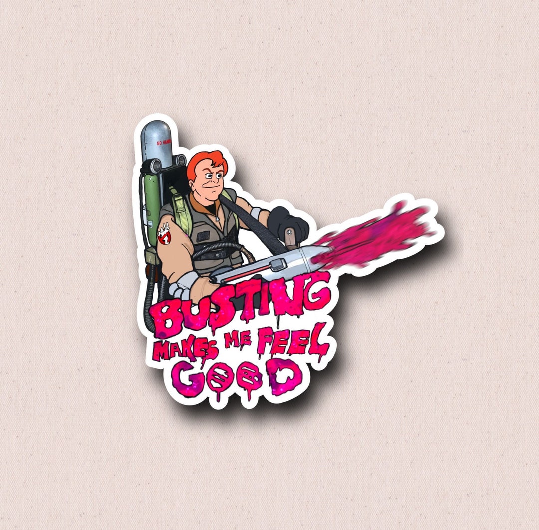 The Real Ghostbusters Sticker, Slime Blower, Cartoon, Ray Stantz ...