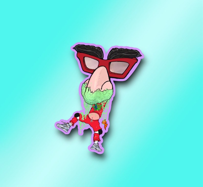 Nickelodeon Sticker Double Dare 90s Kid Cartoon - Etsy