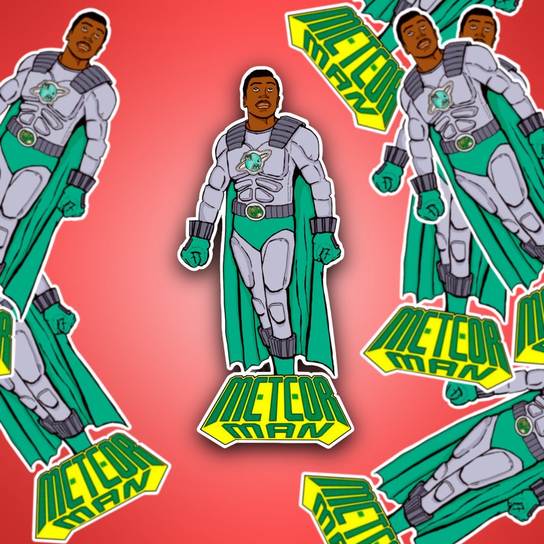 Meteor Man Sticker, 90’s Comedy Movie, Blankman, Superhero, Waterproof ...