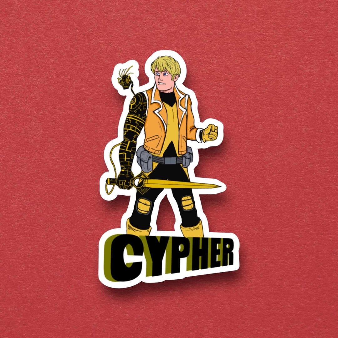 X-men Sticker, Cypher, Marvel, Warlock, Douglock, Superhero, Waterproof ...