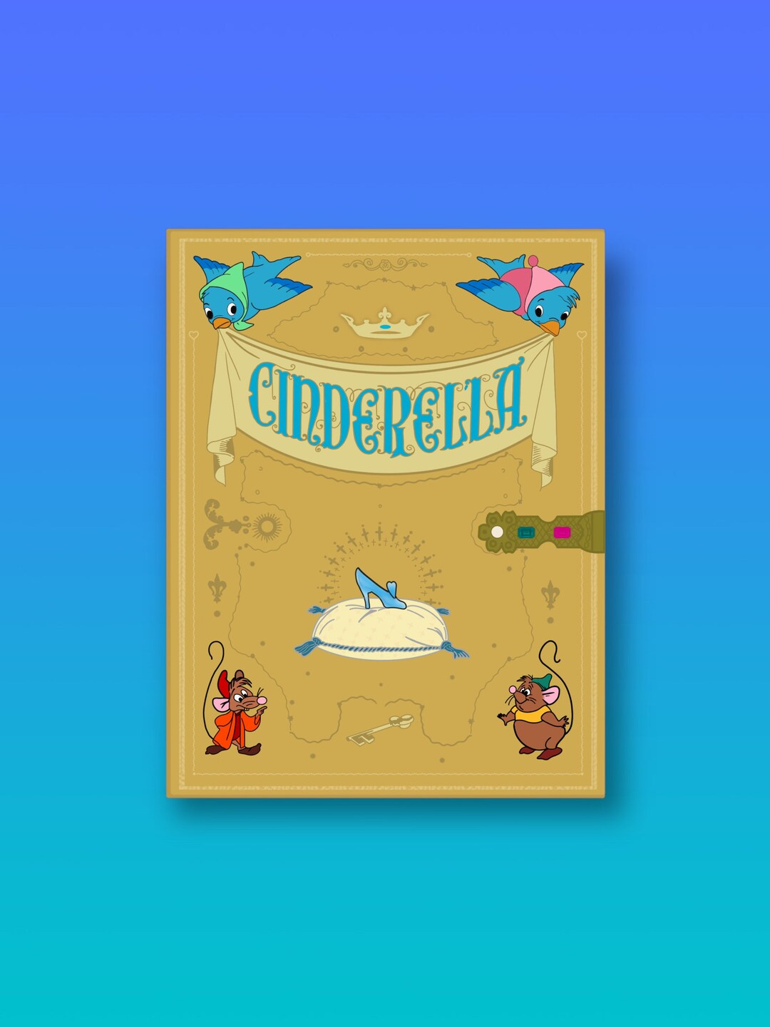 Cinderella Storybook Disney Inspired Fairytale Princess Vinyl Decal