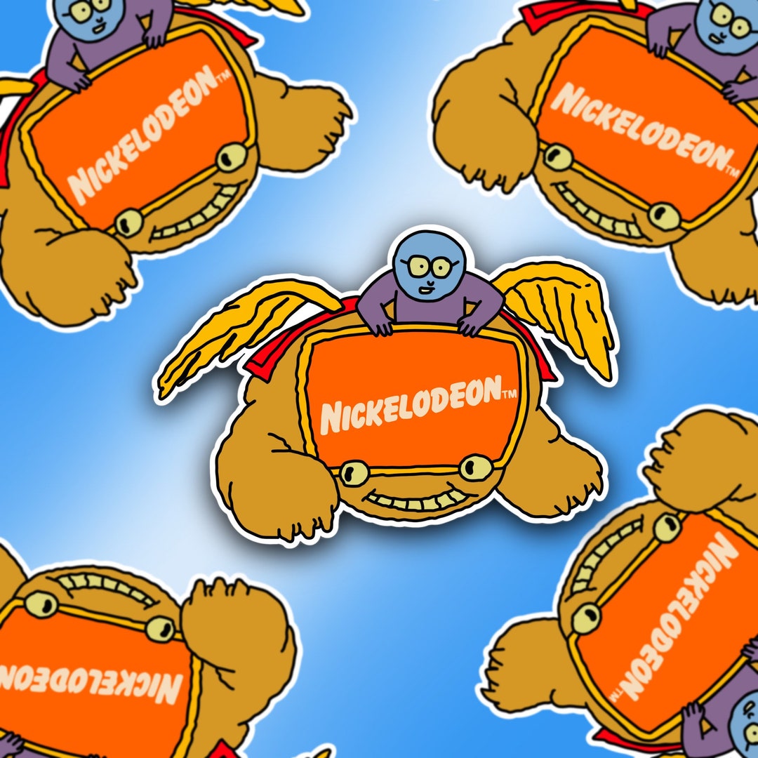 Nickelodeon, 90s Kid, Cartoon, Nick TV, Waterproof Vinyl Sticker for ...